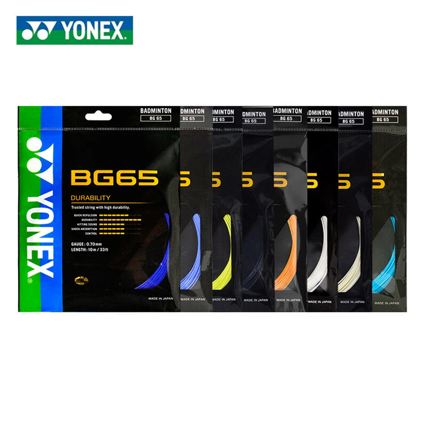 Yonex-Badminton-String-BG65-Badminton-Racket-String-0-7mm-Durable ...