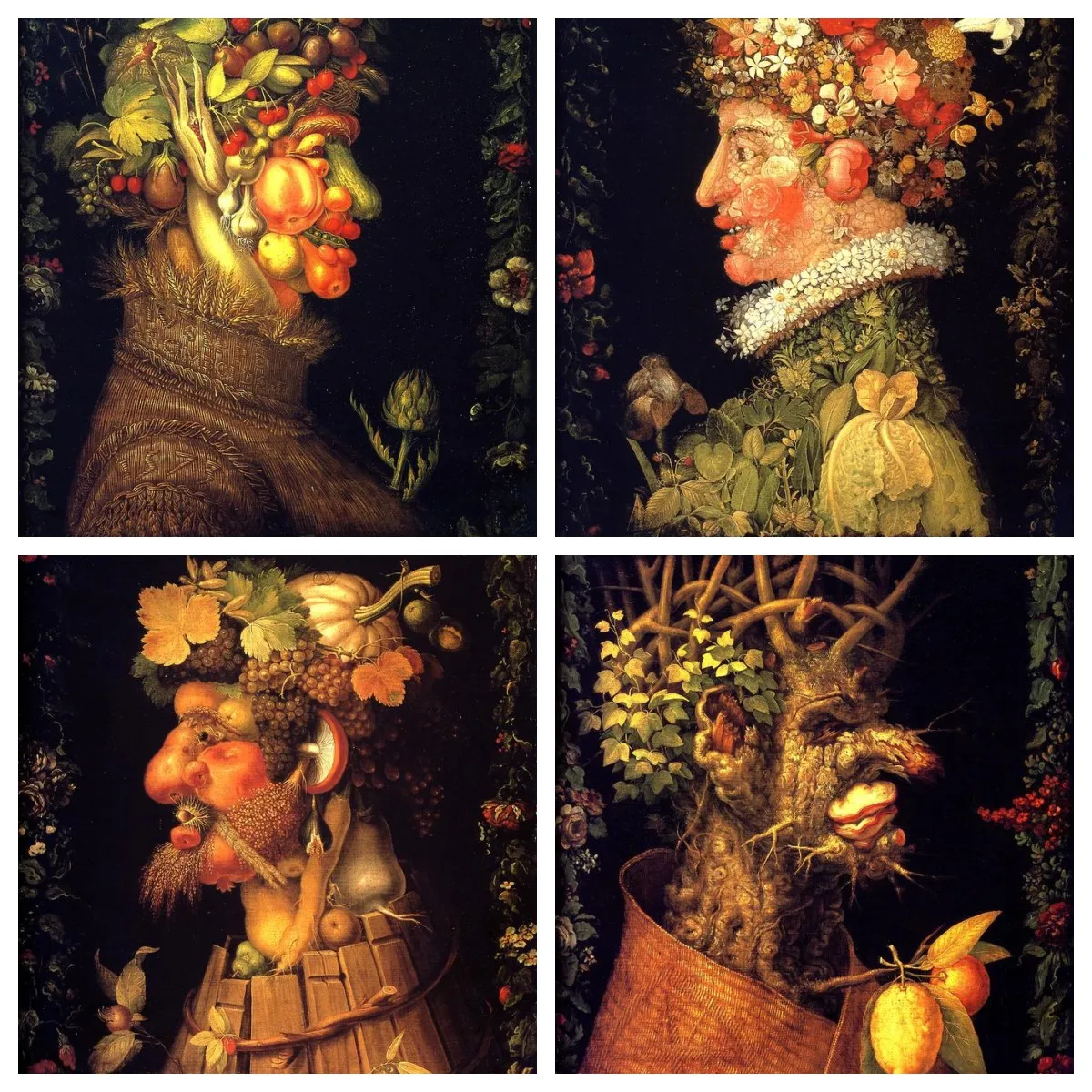 Four Seasons Painting Louvre