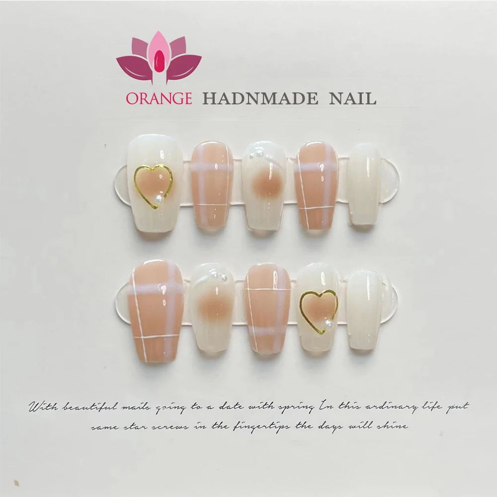 Handmade-Pre-Designed-Nail-Tips-Reusable-Decoration-Fake-Nails-Full ...