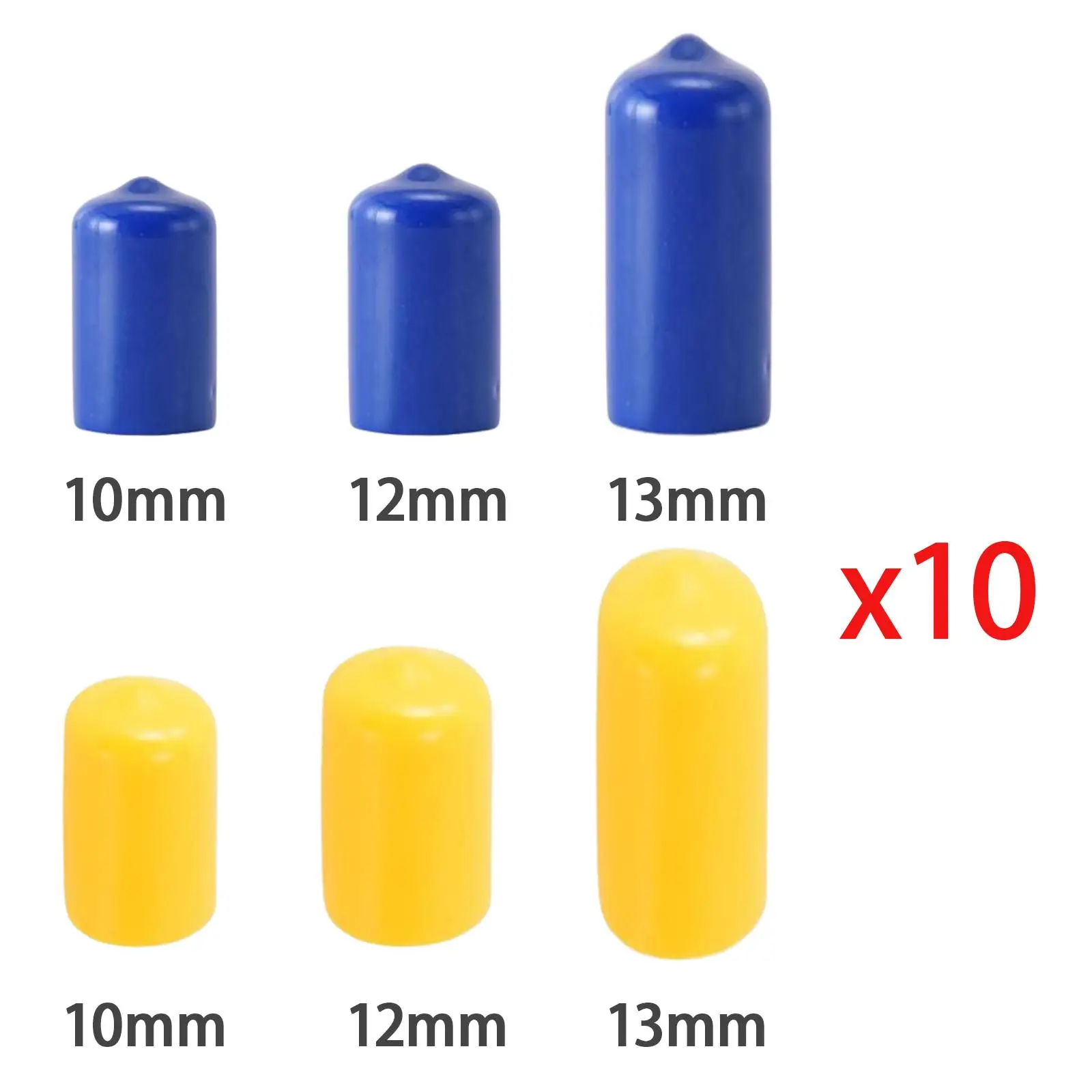10x-Cue-Cover-Protector-Shockproof-Caps-Pool-Cue-Bottom-Protectors-for ...
