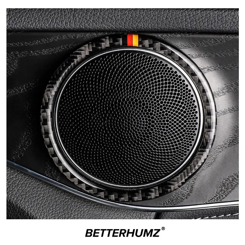 Carbon-Fiber-For-Mercedes-Benz-W205-C-Class-2017-4pcs-Door-Audio ...