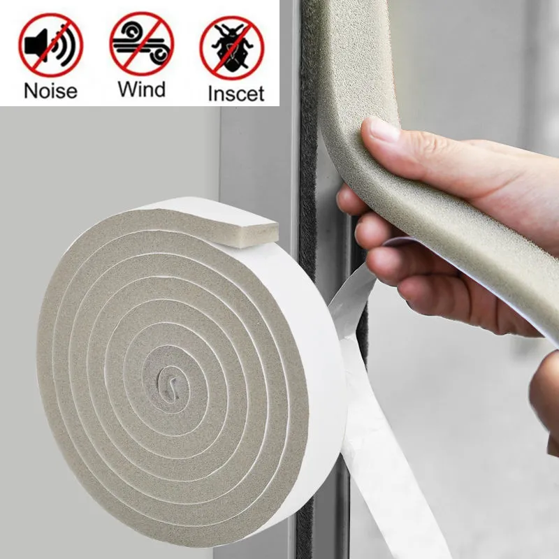 Door Window Sealing Strips Sound-Proof Foam Weatherstrip Noise ...