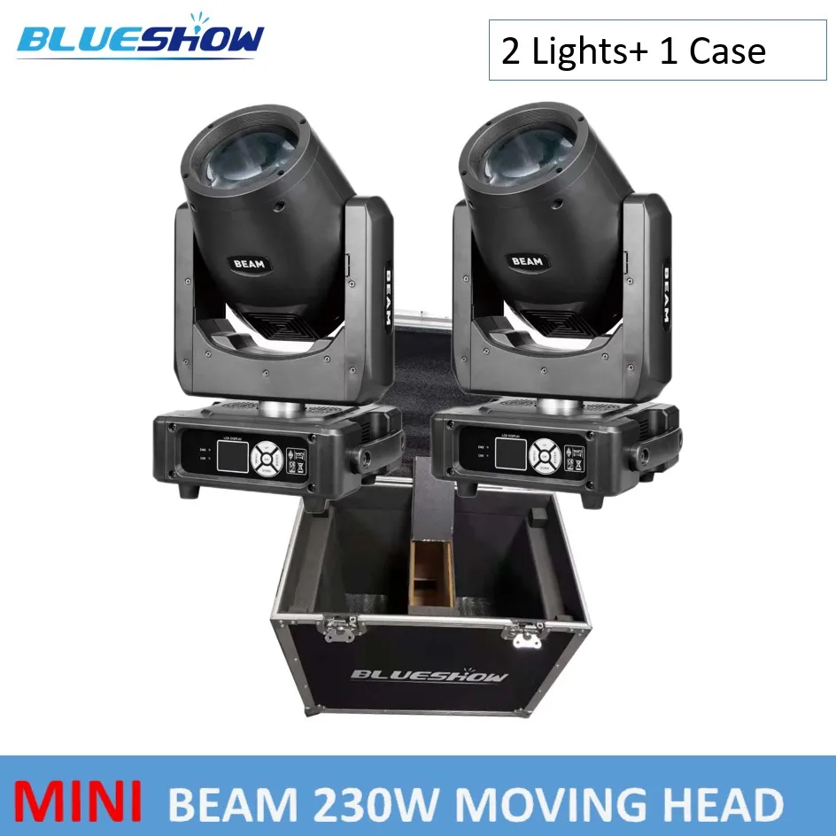2pcs-Mini-Sharpy-Beam-230W-7R-Moving-Head-Light-Flightcase-Clay-230w ...