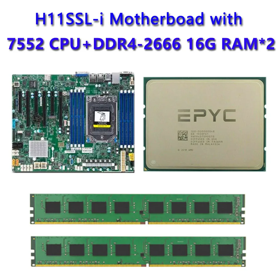 Soquete-Motherboard-para-Supermicro-H11SSL-I-REV2-0-SP3-EPYC-7552-48C ...