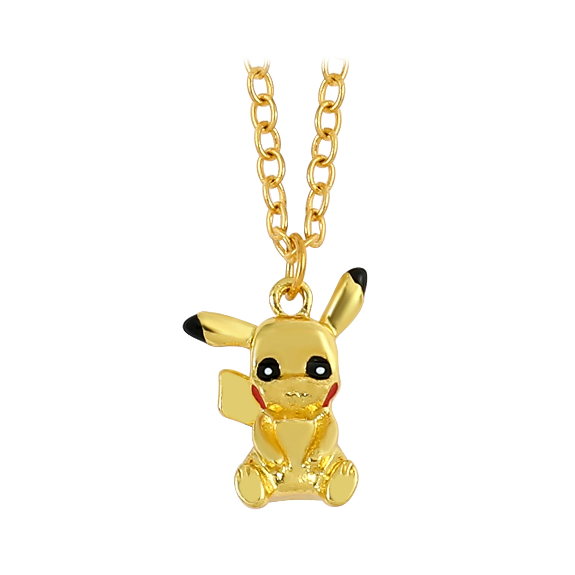 Collar-de-Pikachu-para-ni-os-collar-de-Anime-GO-Kawaii-Y2k-regalo-de ...