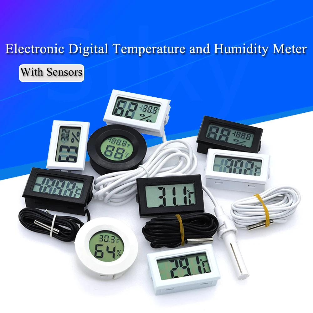 Micro-LCD-digital-thermometer-hygrometer-indoor-convenience-temperature ...