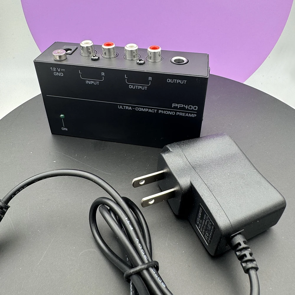 Ultra-Compact PP400 Phono Preamp Preamplifier RCA Input Output 1/4 inch ...