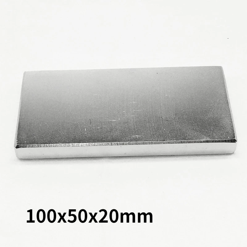 1PC-100x50x20-Big-Cuboid-Block-Magnets-100x50x20mm-Neodymium-Magnet ...