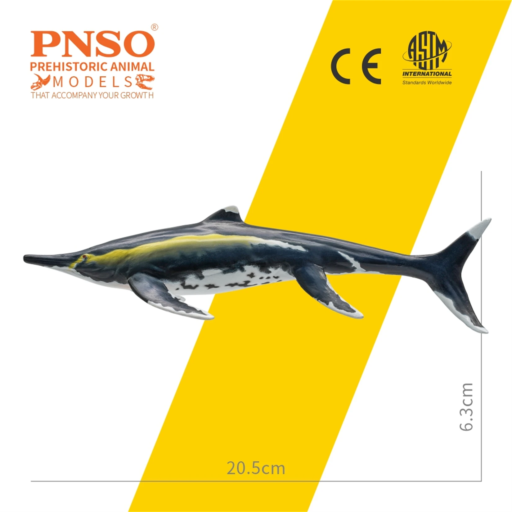 Pnso 90 youran o guizhouichthyosaurus arte científica figura animal ...