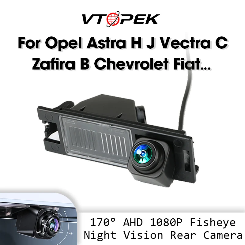 Vtopeck-Fish-Eye-C-mera-de-vis-o-traseira-c-mera-reversa-CVBS-para-Opel ...