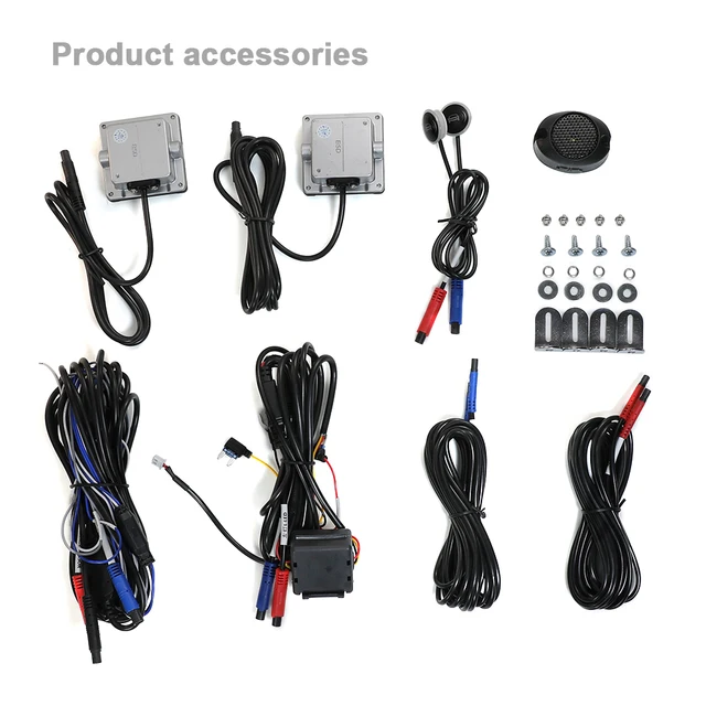 Car 24G BSD Alarm System, Dual Color LED Blind Spot Detection Sensor ...