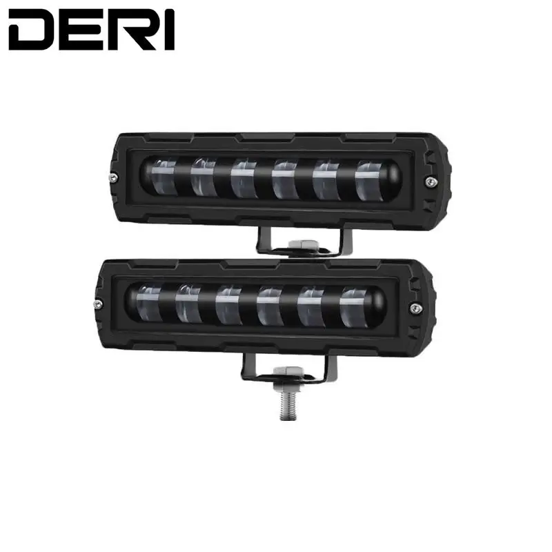 2pcs Led Work Light Bar 6d Lens 6 Inch Led Bar Offroad 4x4 Driving Fog ...