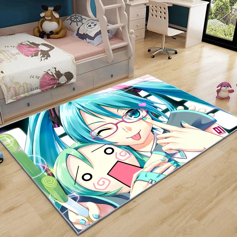 Hatsune Miku Anime Carpet Living Room Bedroom Children Room Bedside ...