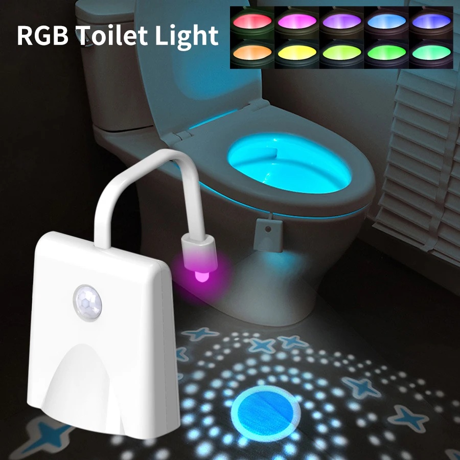 LED Light Toilet: The Ultimate Motion-Sensor Night Light for Safe ...