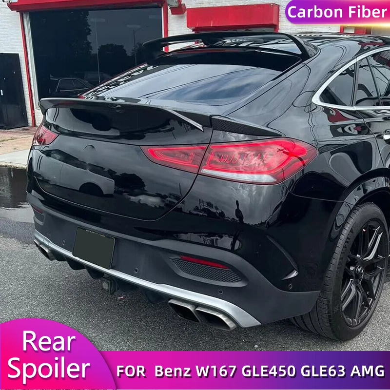 Carbon-Fiber-Rear-Roof-Spoiler-Lip-Wing-for-Mercedes-Benz-GLE-C167 ...