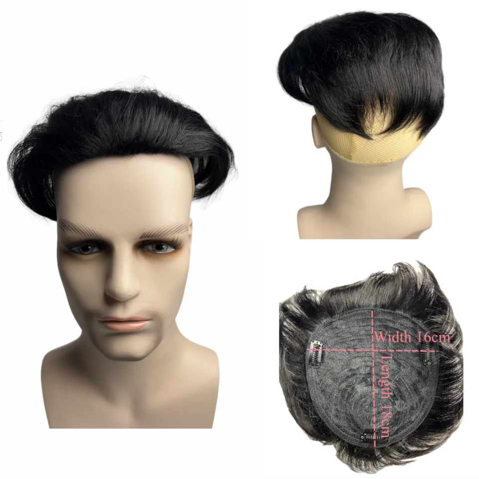 Human hair wigs for men Archives - Hair.lk