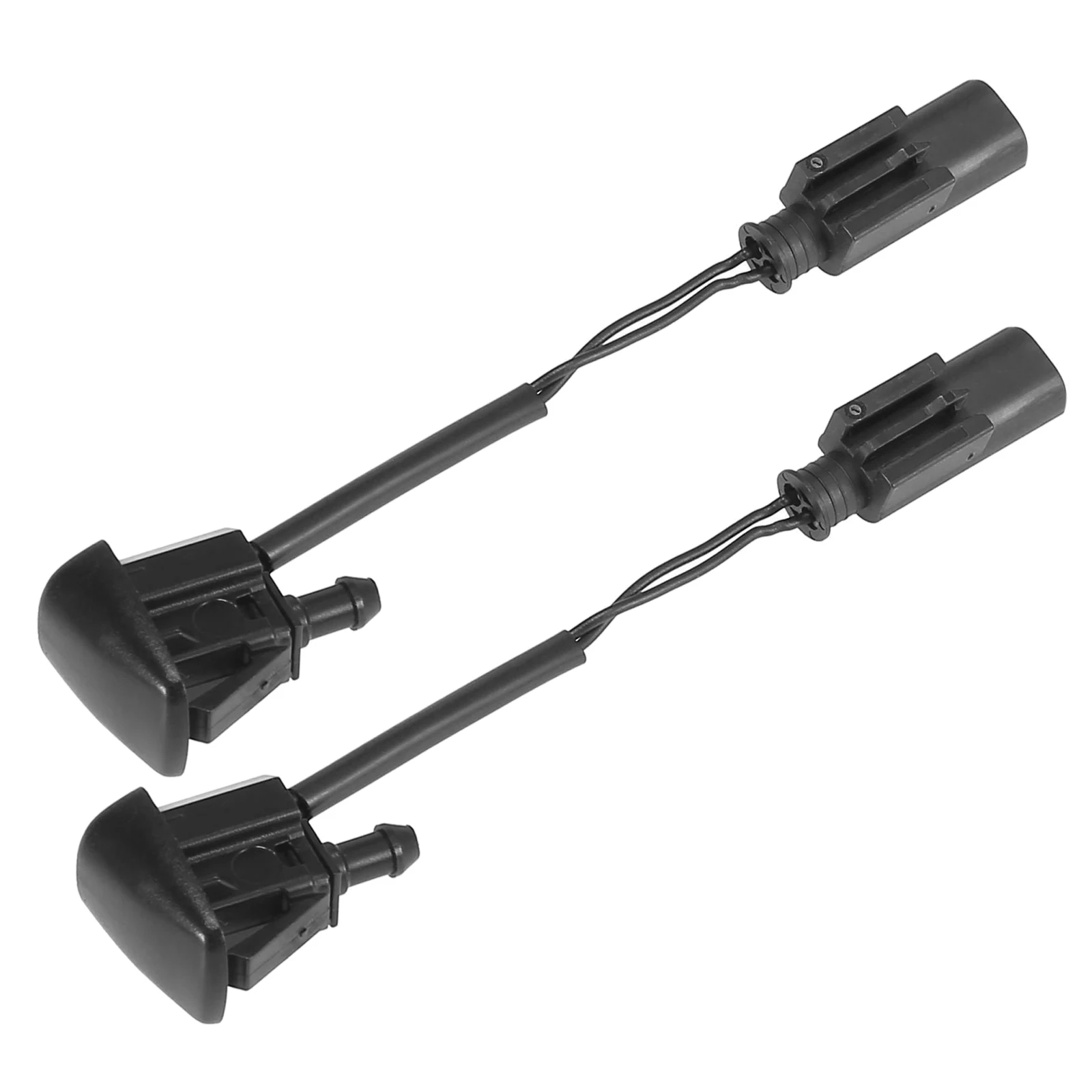 1 Pair Windshield Heated Washer Sprayer Nozzle Jet 61667046060 For-BMW ...