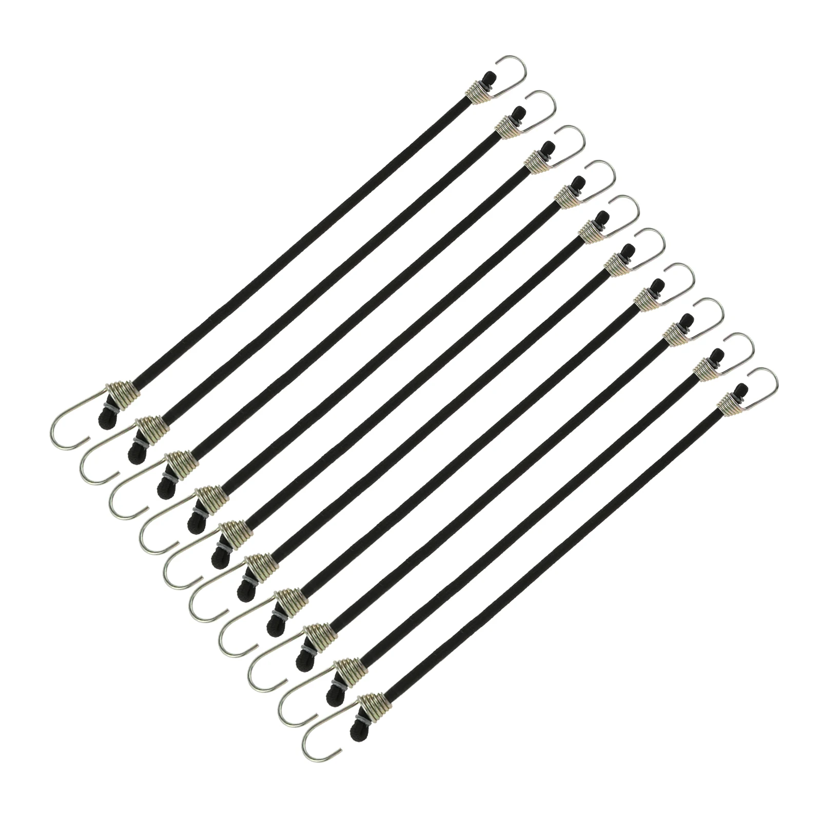 10Pcs-Motorcycle-Rear-Seat-Rubber-Elastic-Ropes-Bungee-Cords-with-Hooks ...
