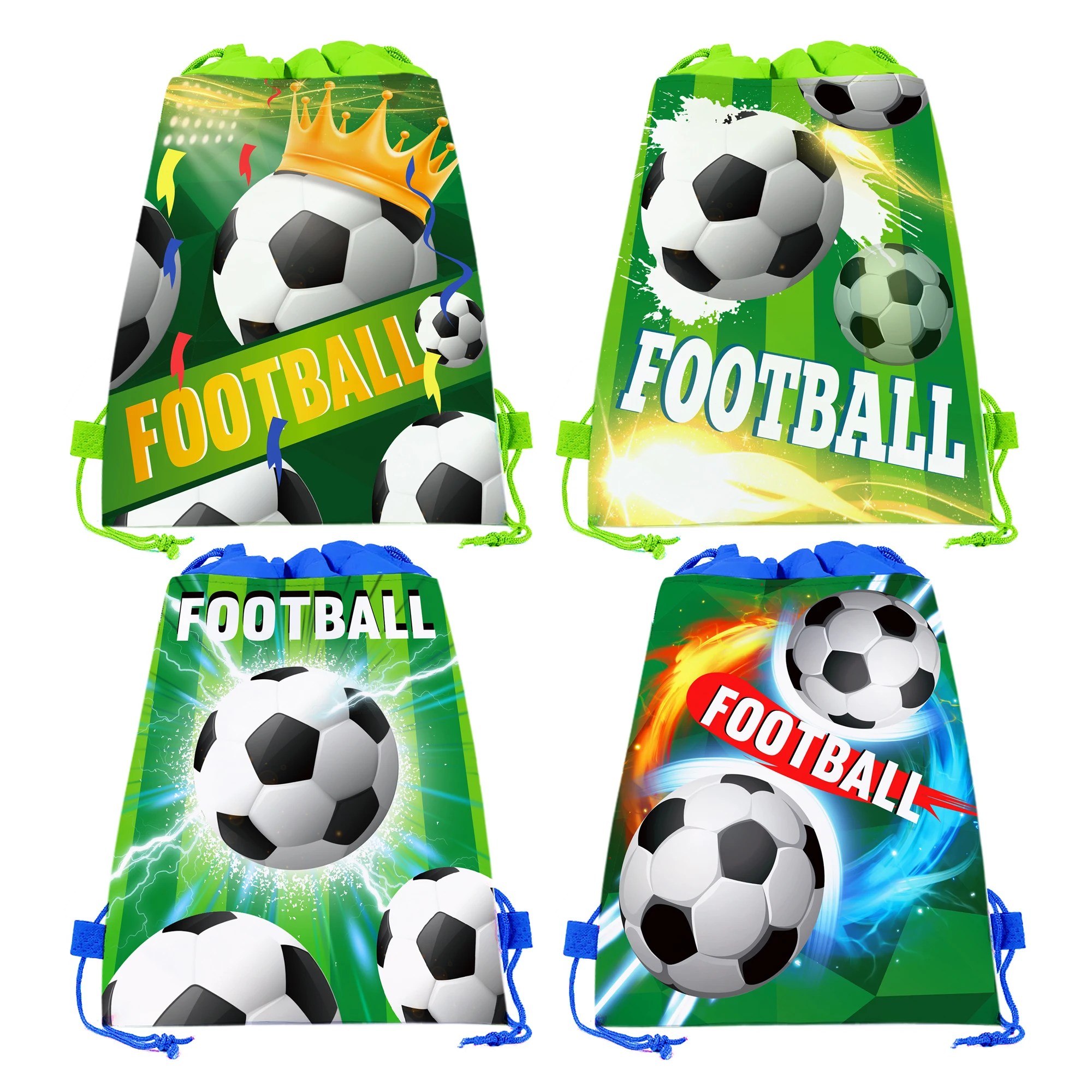 Bolsa De Regalo No Tejida Para Fiesta De Cumplea Os Bal N De F Tbol Con