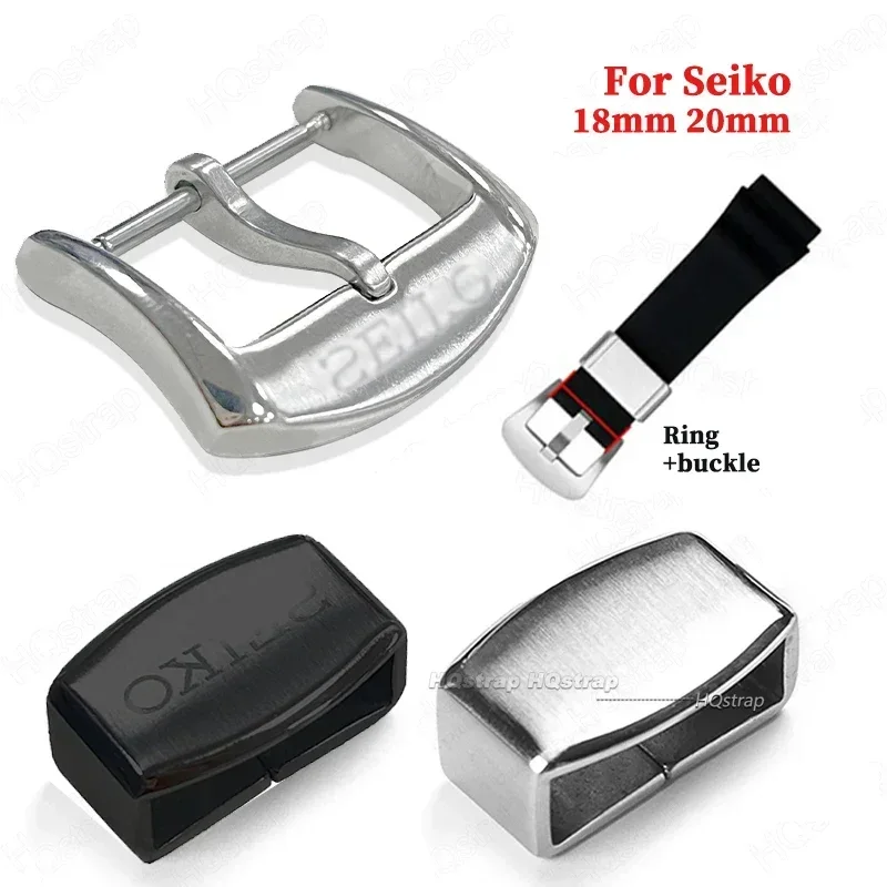 For-Seiko-Watch-Band-Buckle-Keeper-Holder-for-Strap-18mm-20mm-316L ...