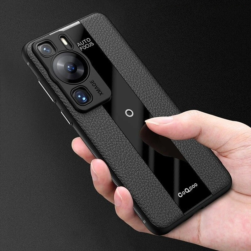 Leather Phone Case For Huawei P60 Pro Case Stylish Luxury PU Soft Back ...