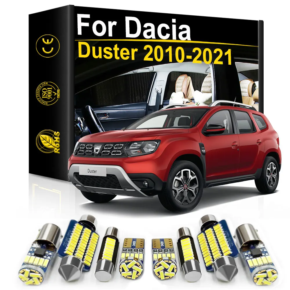 Luz-LED-Interior-para-coche-l-mpara-Canbus-para-Dacia-Duster-1-2-2010 ...