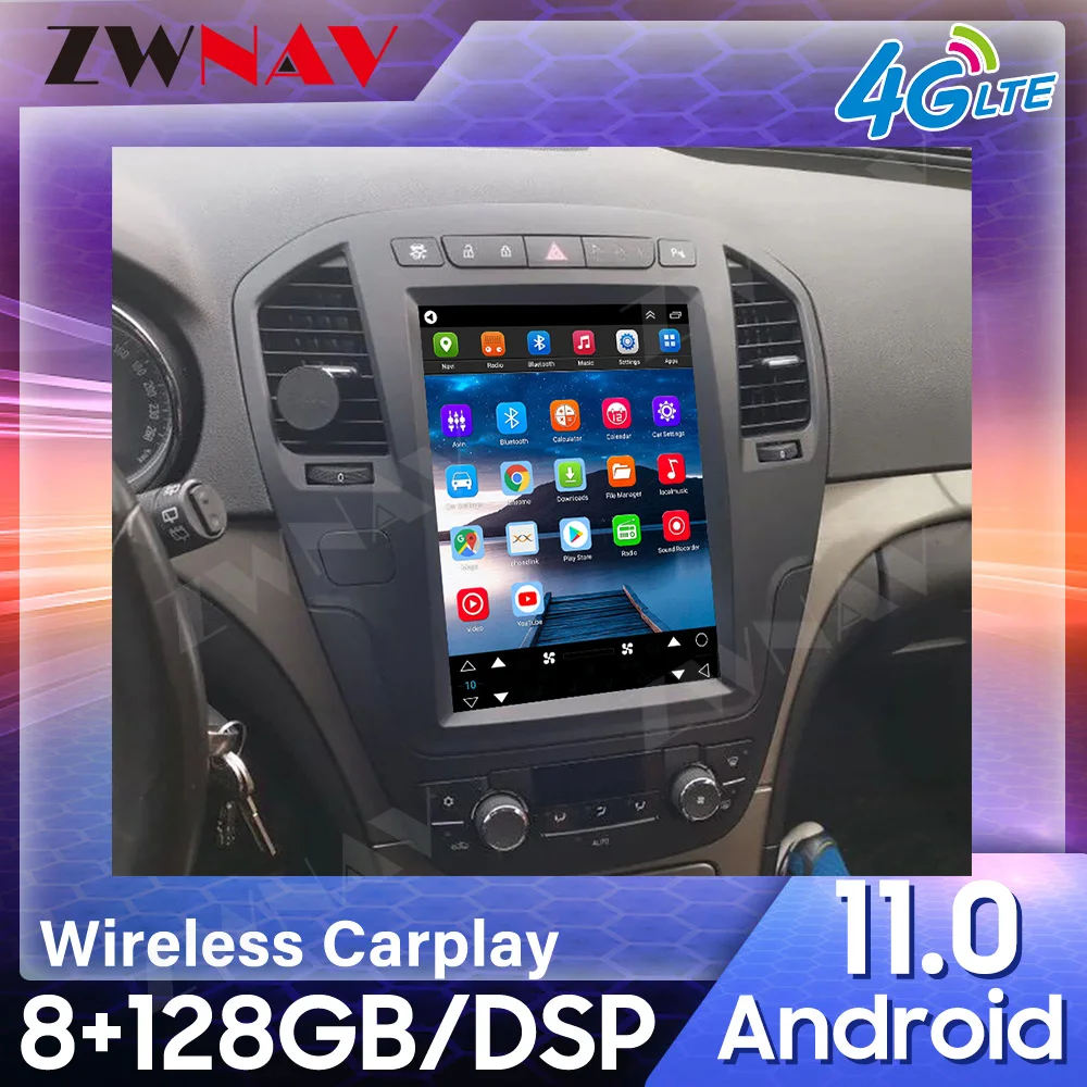For Opel Insignia Buick Regal 2010-2013 Android 11 128g Carplay Dsp ...