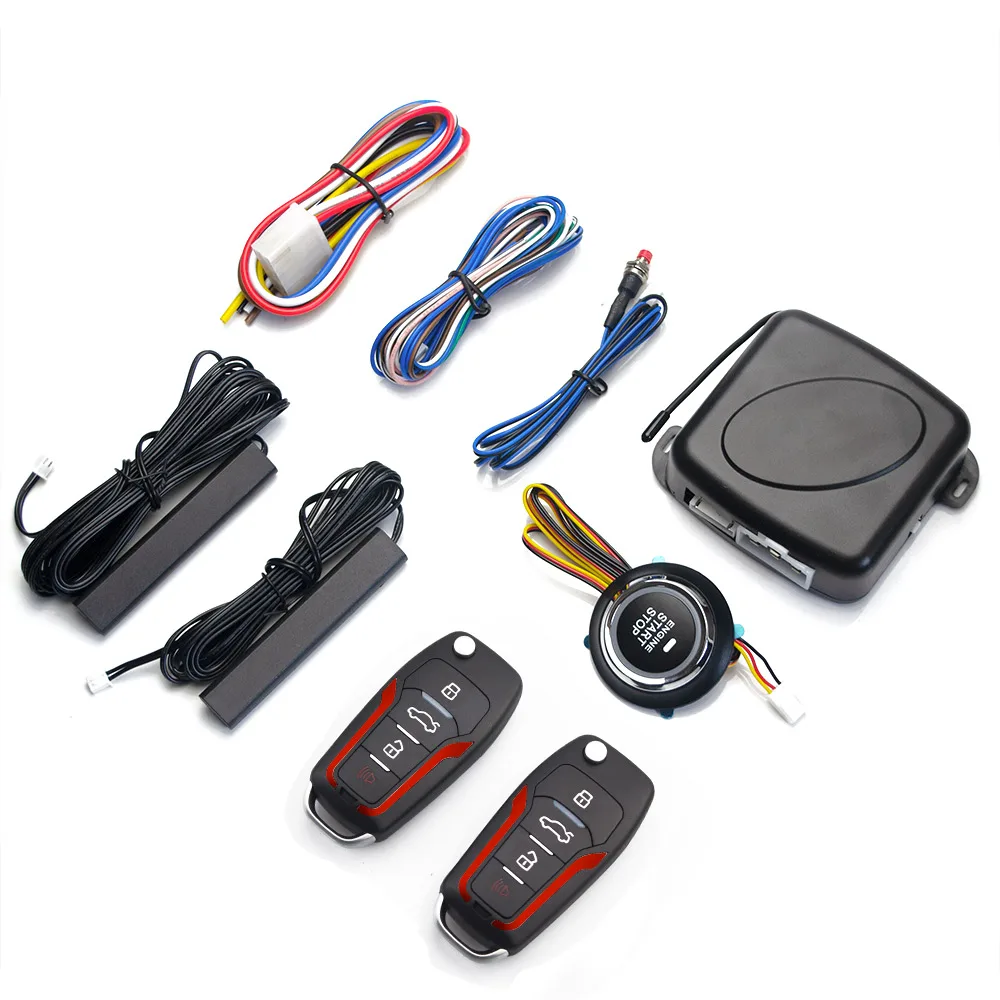 Alarma de coche con control remoto PKE, sistema de alarma de arranque ...