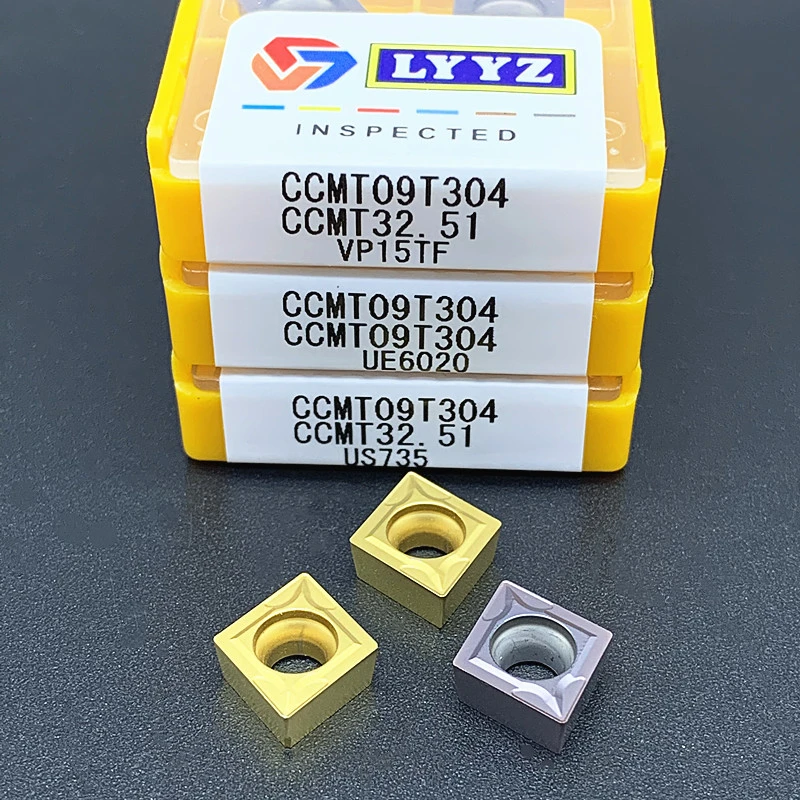 10pcs Ccmt060204 Ccmt060208 Ccmt09t304 Ccmt09t308 Ccmt120404 Ccmt120408 ...