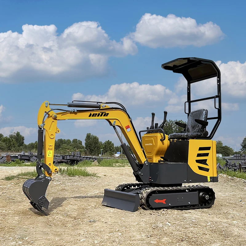 Chinese Factory EPA/EURO5 Diesel/Gasoline 1Ton Mini Excavator 1000KG ...