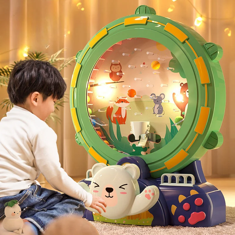 Electric-Pick-Up-Bean-Ball-Game-Machine-Kids-Toys-Lighting-Scoring ...