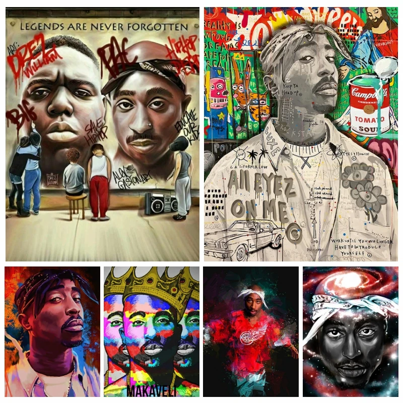 Diy-5d-Tupac-Shakur-West-Coast-Hip-Pop-Diamond-Rhinestone-Painting-2pac ...