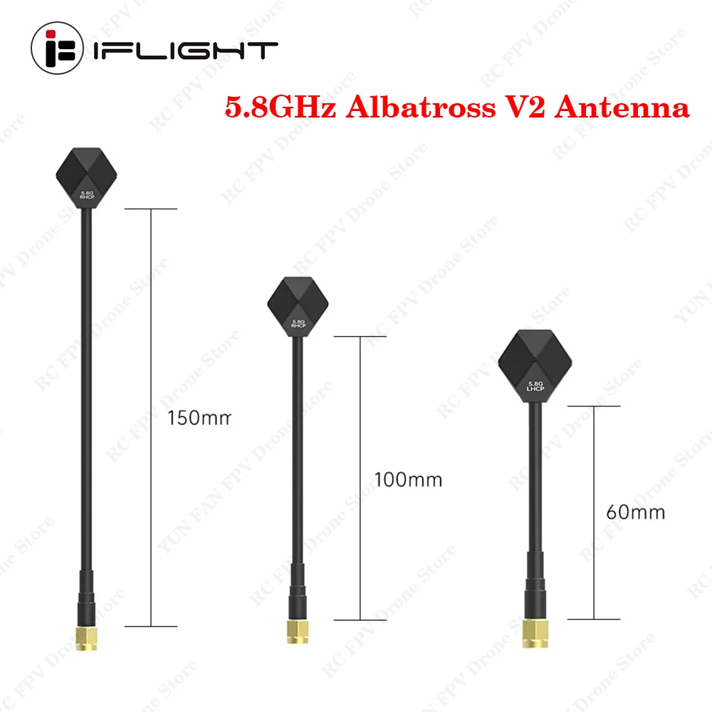 IFlight-Albatross-V2-SMA-5-8GHz-2-4dBi-Antenna-LHCP-RP-SMA-RHCP-SMA ...