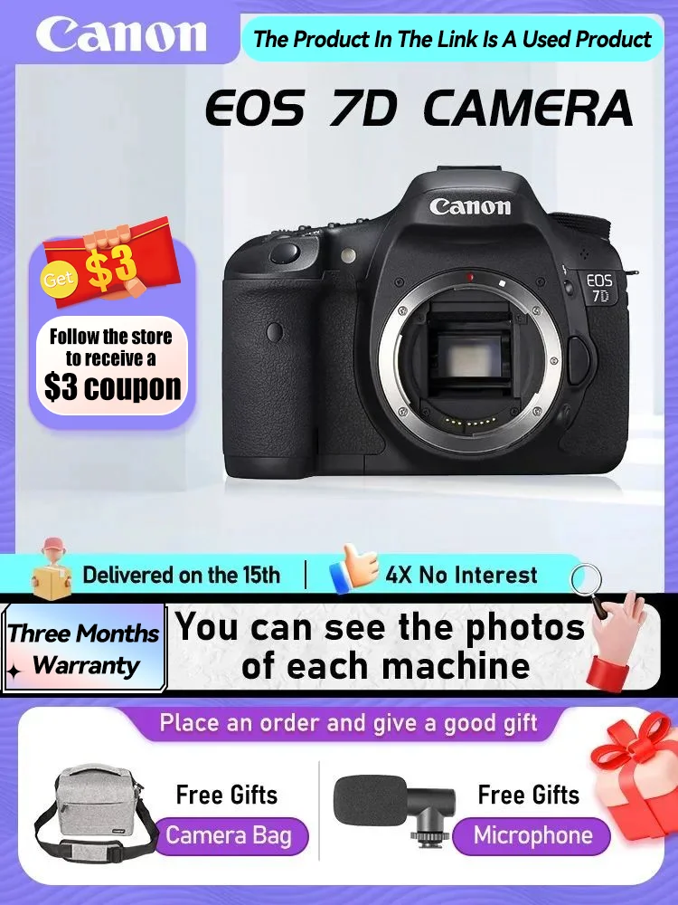 Canon-EOS-7D-7D-II-APS-C-Entry-Level-Digital-SLR-Camera-20-20MP-HD ...