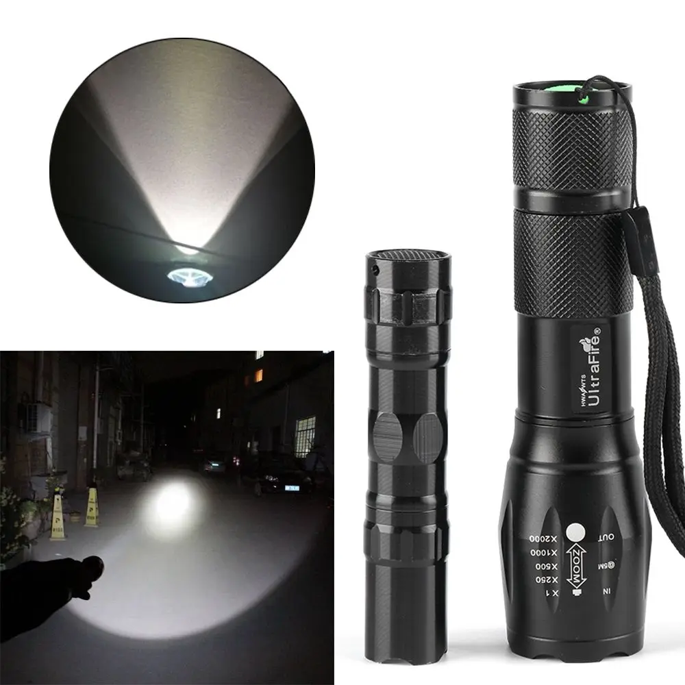 Practical-Outdoor-Camping-500-Lumen-LED-Zoomable-Waterproof-Torch ...