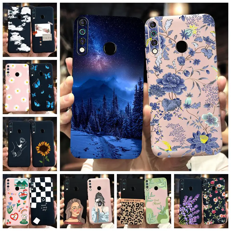 For-Tecno-Camon-12-Case-New-Fashion-Flower-Painted-Soft-TPU-Back-Cover ...