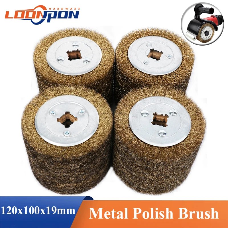 Loonpon-120x100x19mm-Polishing-Burnishing-Wheel-Metal-Polish-Brush ...