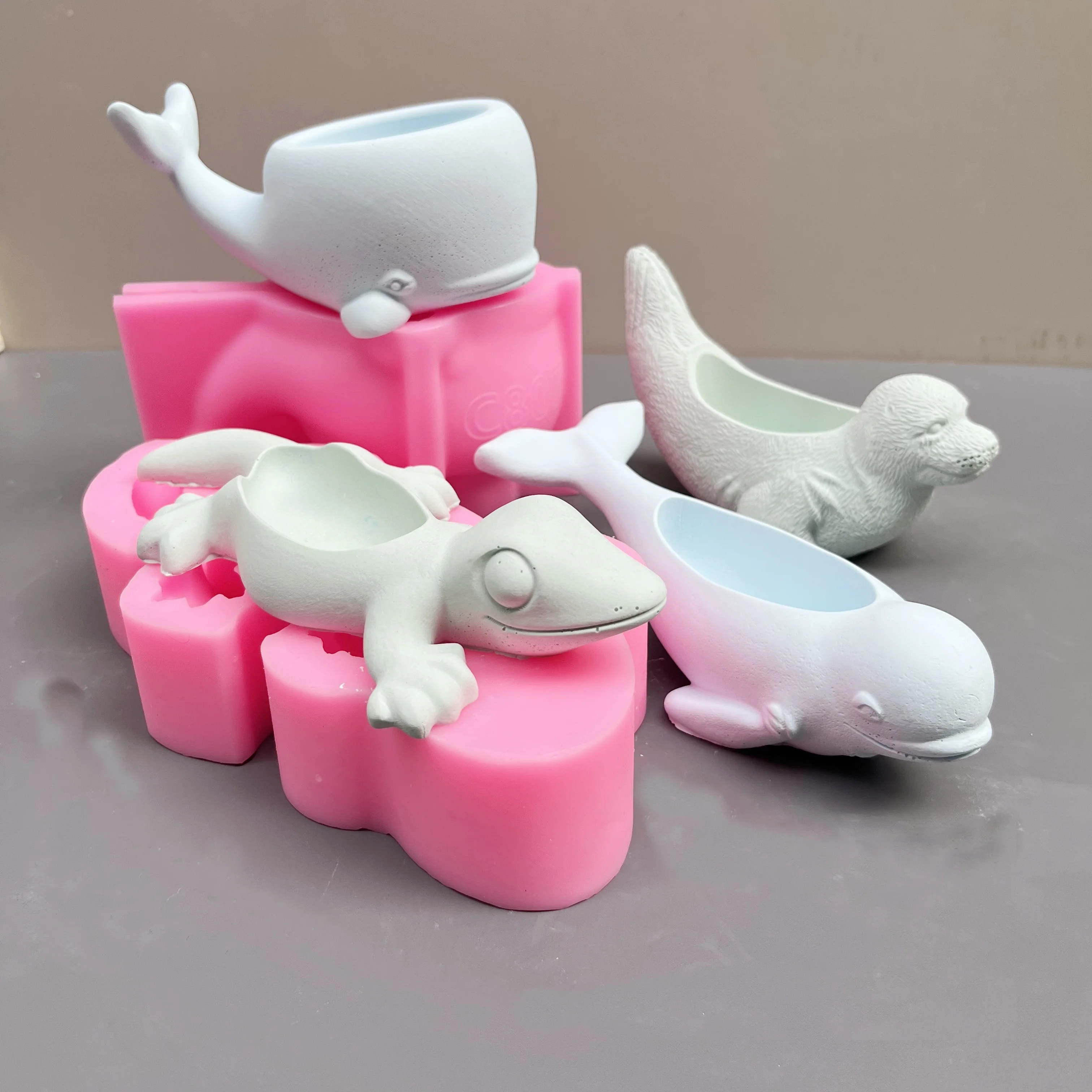 Big-Cute-Marine-Animal-Dolphin-Succulent-Plant-Flower-Pot-Resin ...