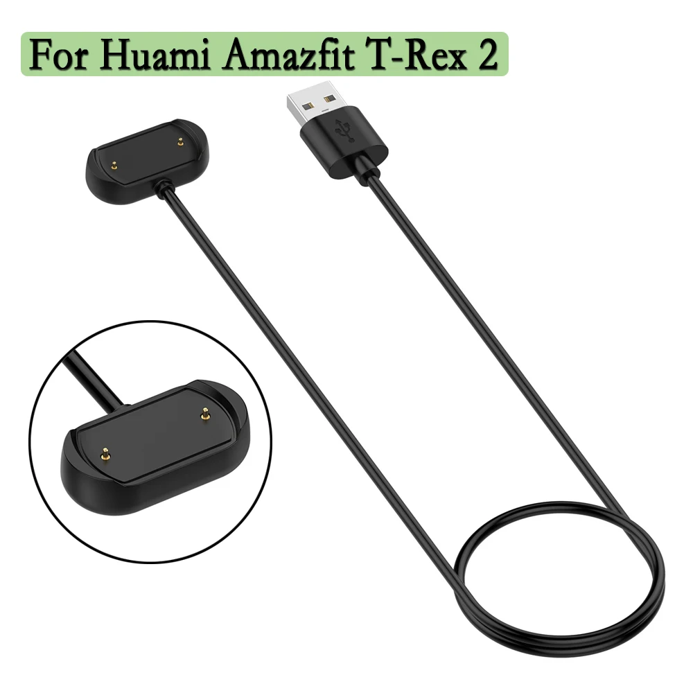 100cm Charger For Huami Amazfit T-Rex 2 USB Charging Cable With ...