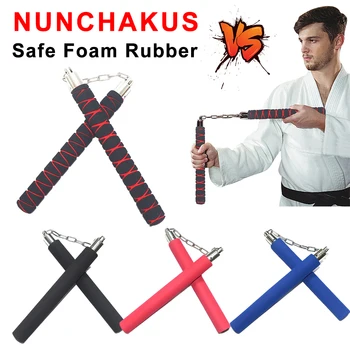 Martial Arts Training Nunchakus Chinese Kung Fu Wushu Nunchaku Practice ...