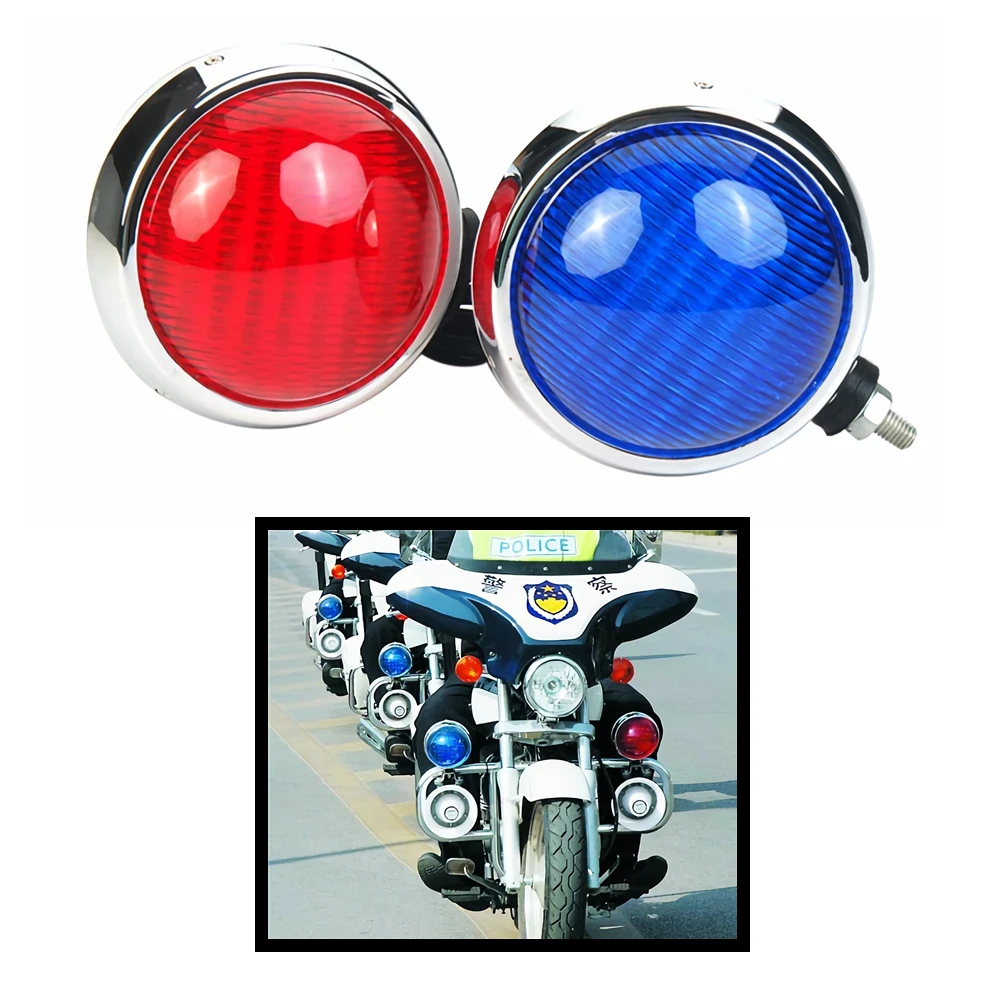 1-Set-Red-Blue-Police-Lights-12V-Beacon-Patrol-Motorcycle-Strobe-Lights ...