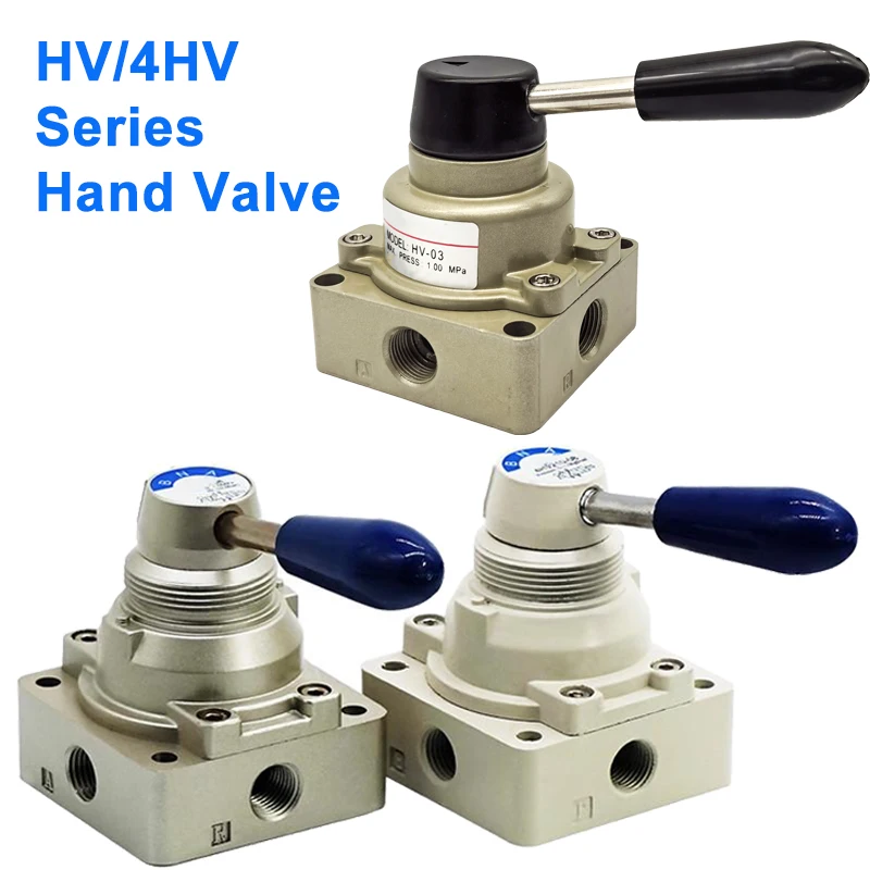 HV/K34R6/4HV Three-Position Four-Way Manual Reversing Air Valve ...