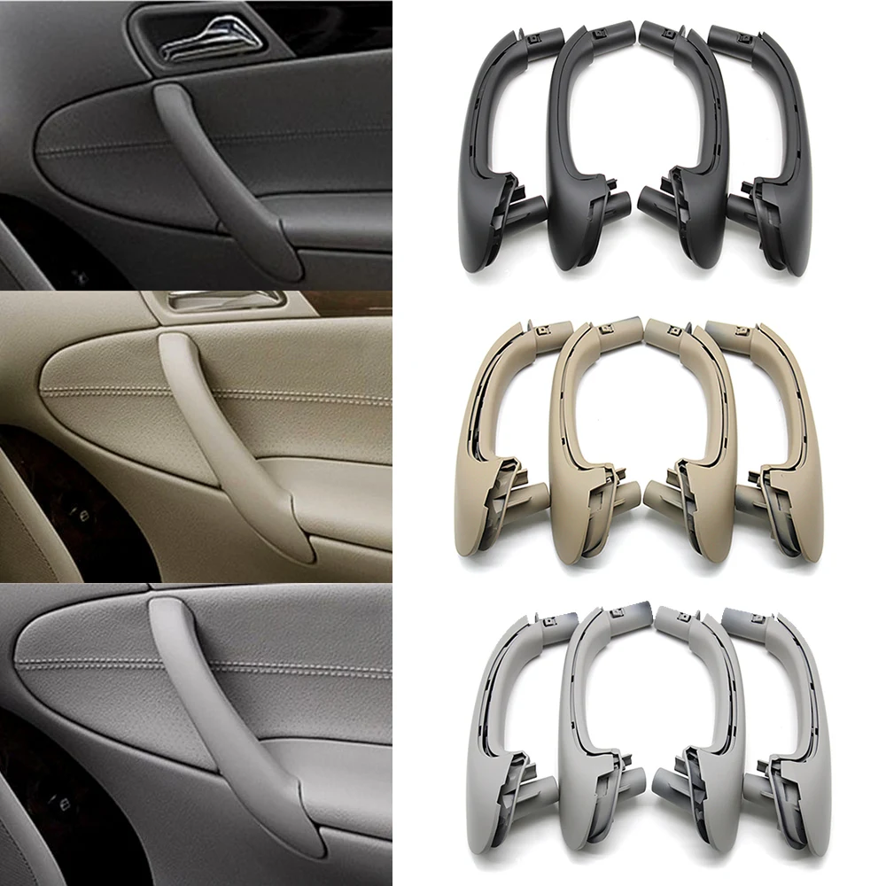 Left Right Car Interior Door Handle with Pull Handle Carrier Cover For ...