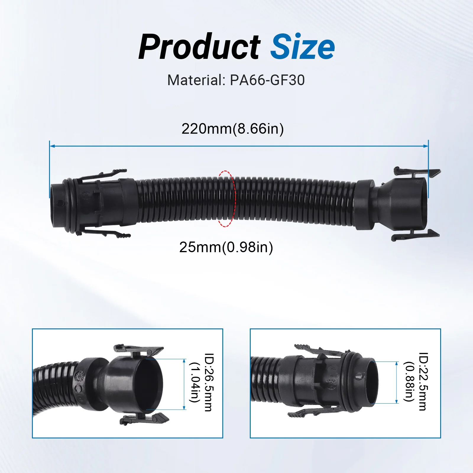 CNSPEED 13717803842 New Turbo Hose Air Filter Pipe Fit For BMW N47 N57 ...