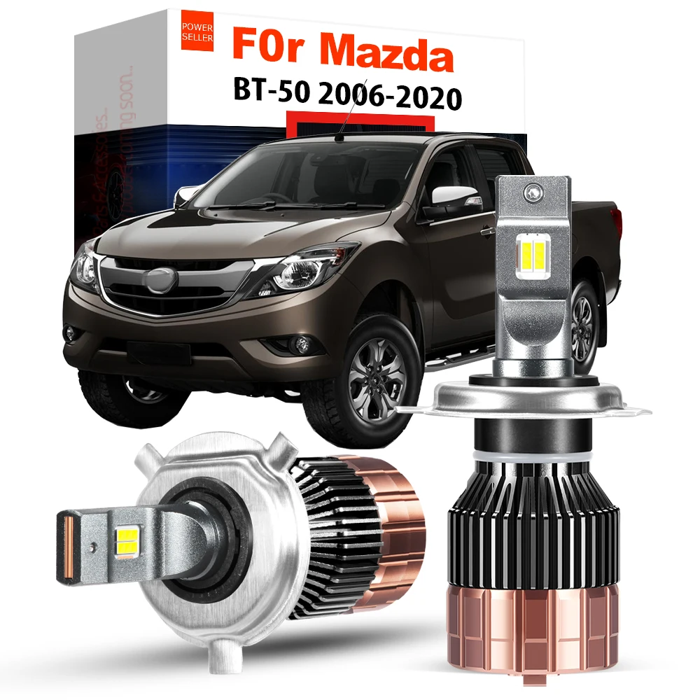 2-Pieces-100W-20000LM-Car-Front-Headlight-Hi-Lo-Beam-High-Bright-Canbus ...