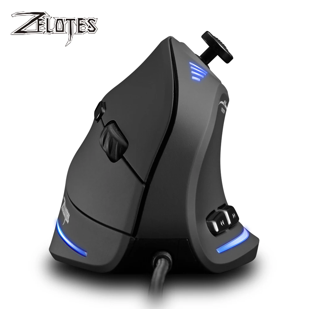 Zelotes ratón C 18 para juegos con cable, 11 Botones programables ...