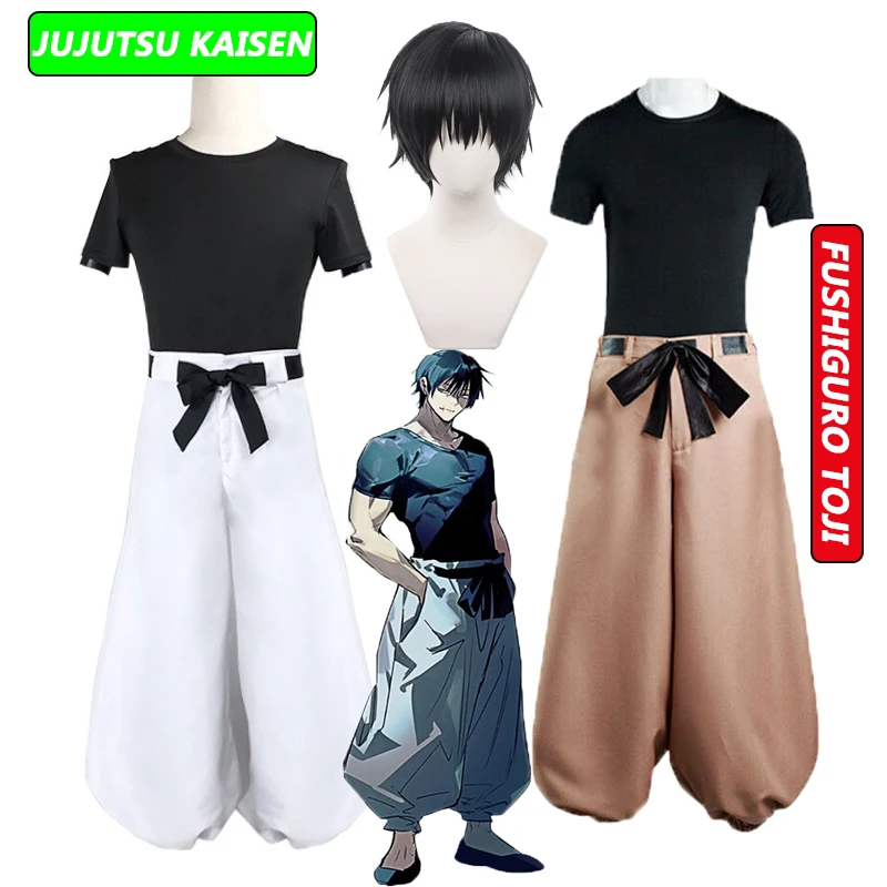 Anime-Jujutsu-Kaisen-Fushiguro-Toji-Cosplay-Costume-Aldult-Unisex-Pants ...