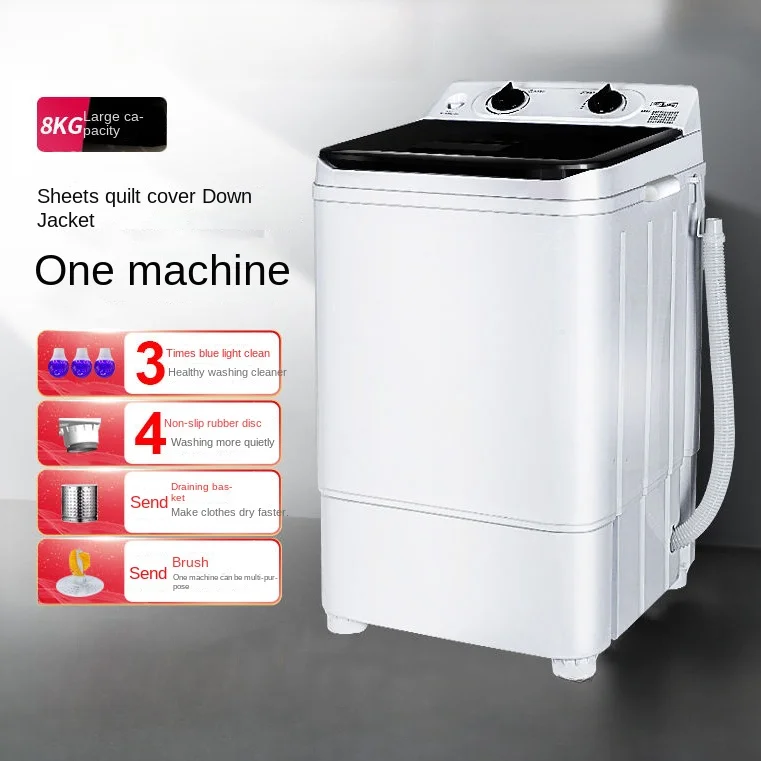 Large-capacity-household-manual-semi-automatic-small-mini-washing ...