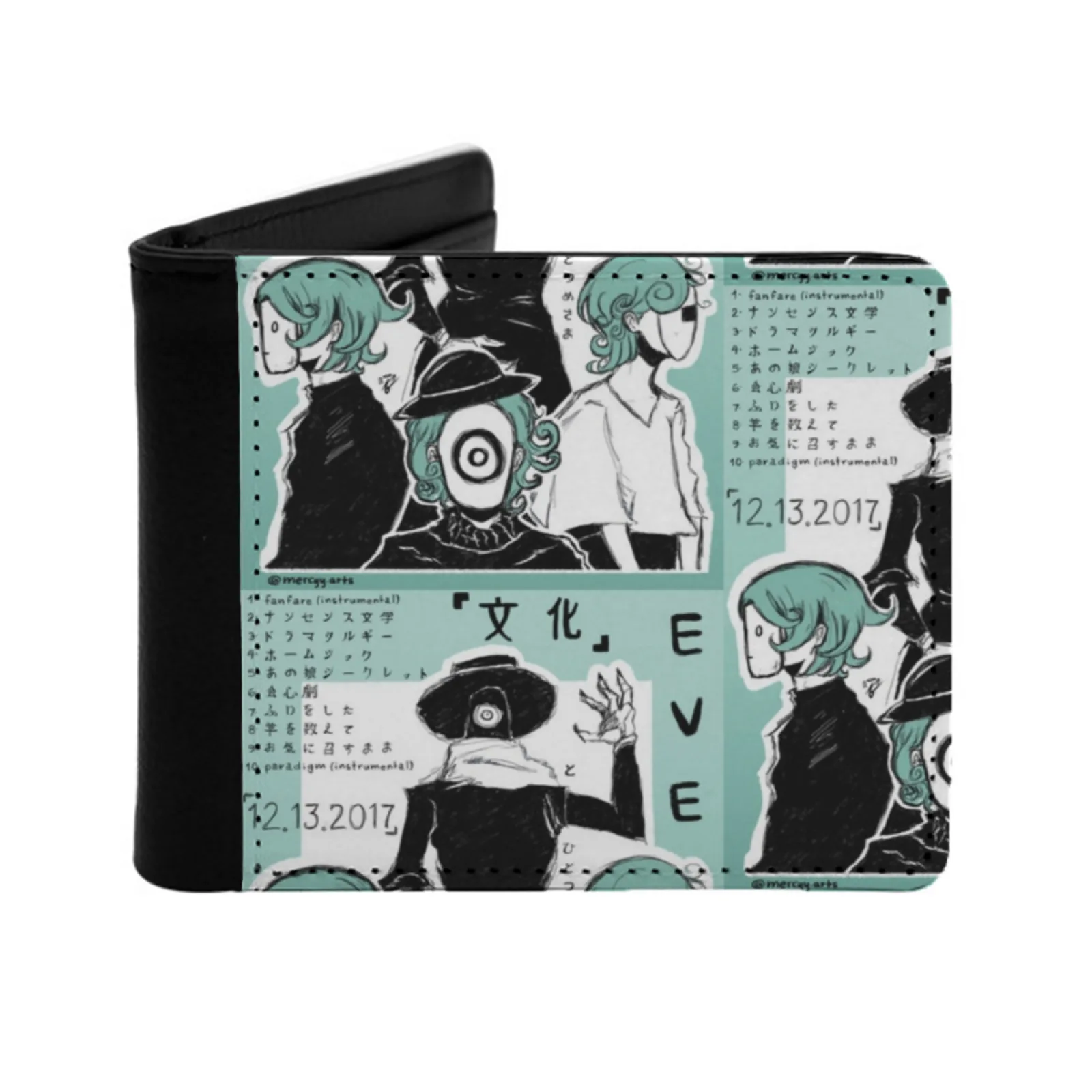 Eve-Bunka-cartera-de-cuero-con-dise-o-de-lbum-para-hombre-portatarjetas ...