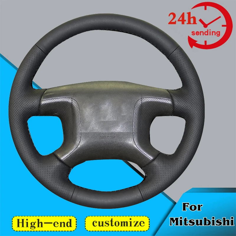 Custom-Steering-Wheel-Braid-Cover-100-Fit-For-Mitsubishi-Pajero-2004 ...